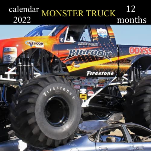 MôNSTER TRùCK calendar 2022: calendar 12-month janvary 2022 to decembre ...