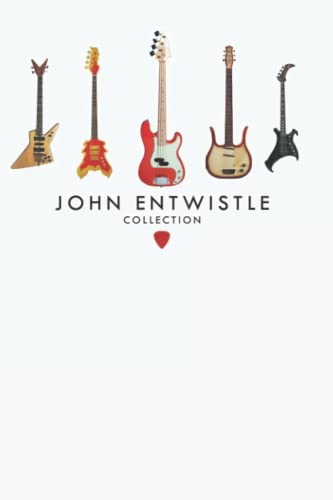 John Entwistle Bass Collection Premium Notebook: Lined College Ruled ...