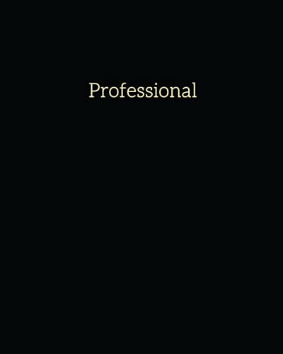 Professional: Notebook for Professionals | Consultants | Accountants ...
