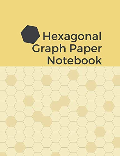 Hexagonal Graph Paper Notebook: 1/4 inch Organic Chemistry Biochemistry ...