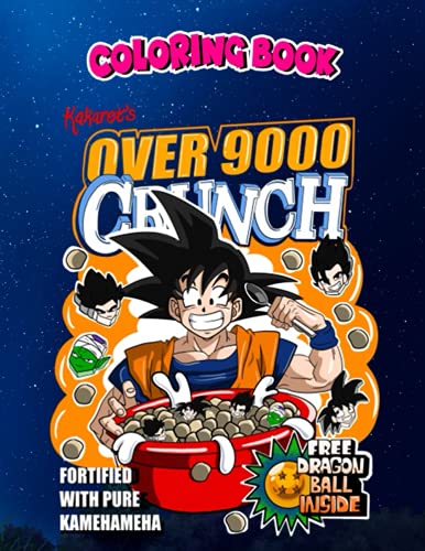 Coloring Book: CRUNCH GOKU, Children Coloring Book, 100 Pages to Color ...