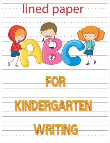 lined paper for kindergarten writing: Kindergarten Writing Paper With ...