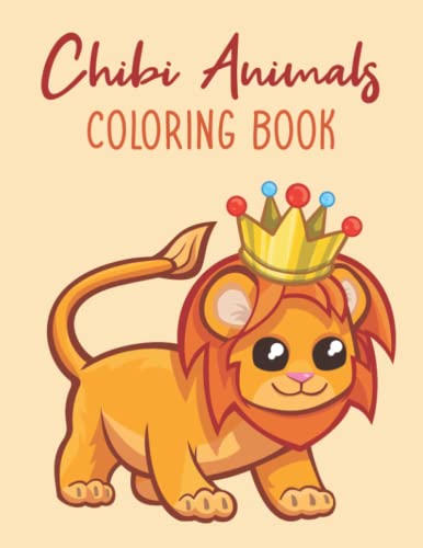 Chibi Animals Coloring Book: Spring Chibi Animals Coloring Book For ...