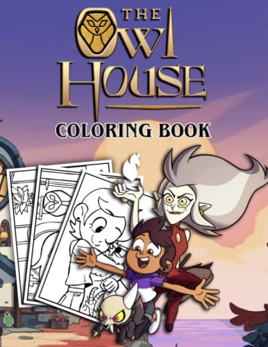 The Ọwl Hoụse Coloring Book: Encourage Creativity with One Sided ...