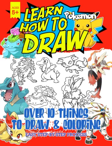 Learn How To Draw Pokémon: The Best Pokémon Drawing Book With Easy Step ...