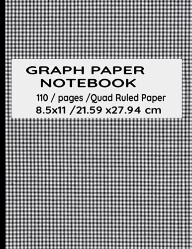 Graph Paper Notebook: Cute Cover ,Grid Paper, Composition Notebook ...