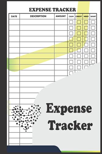 Expense Tracker: Simple Money Management Ledger Notebook for Personal ...