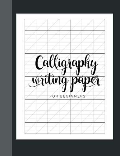 Calligraphy writing paper for beginners: Handwriting And Lettering ...