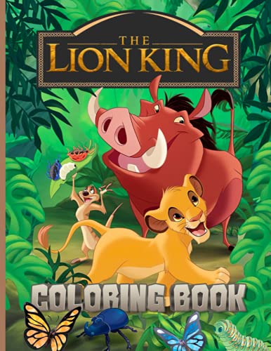 Lion King Coloring Book: Lion King Impressive An Adult Coloring Book by ...
