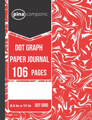 Dot Graph Paper Journal: A Dot Grid Notebook, Large Composition Journal ...
