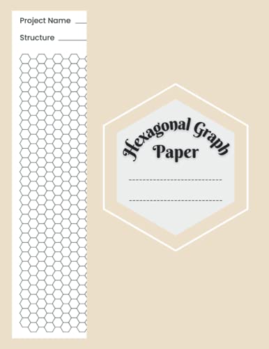 Hexagonal Graph Paper: Small Hexagonal Graph Paper Notebook for ...