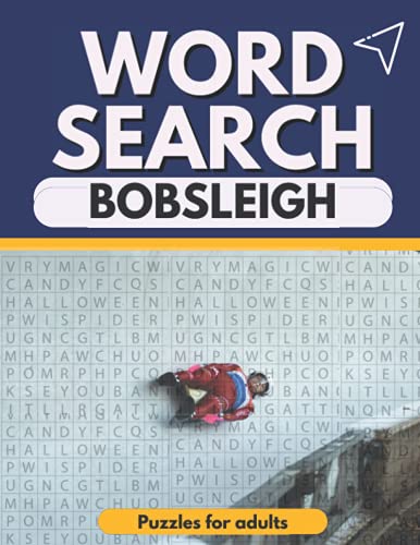 word search bobsleigh Puzzles for adults: Large Print word search ...