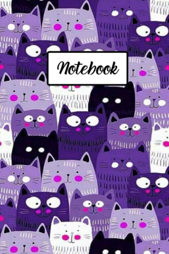 Cat Notebook: A cute cat notebook for the young girl or teenager, who ...
