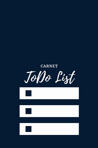 CARNET TODO LIST: Liste de choses à faire, Carnet de notes pour le ...