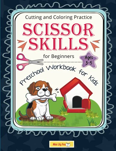 Scissor Skills for Beginners: Preschool Cutting and Coloring Activity ...
