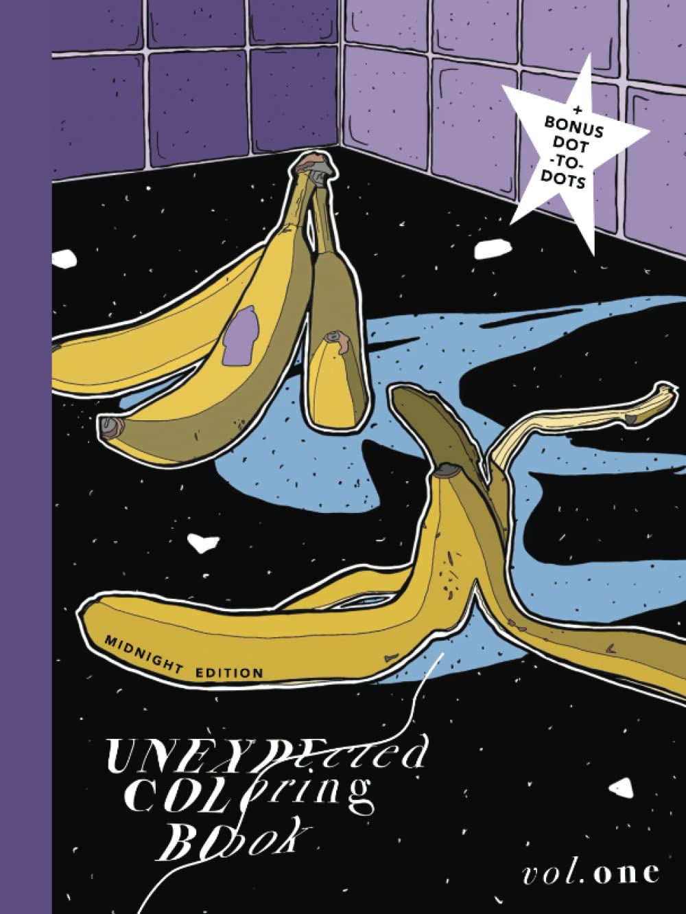 MIDNIGHT EDITION Unexpected Coloring Book: 25 Weird Coloring Pages + 10 ...