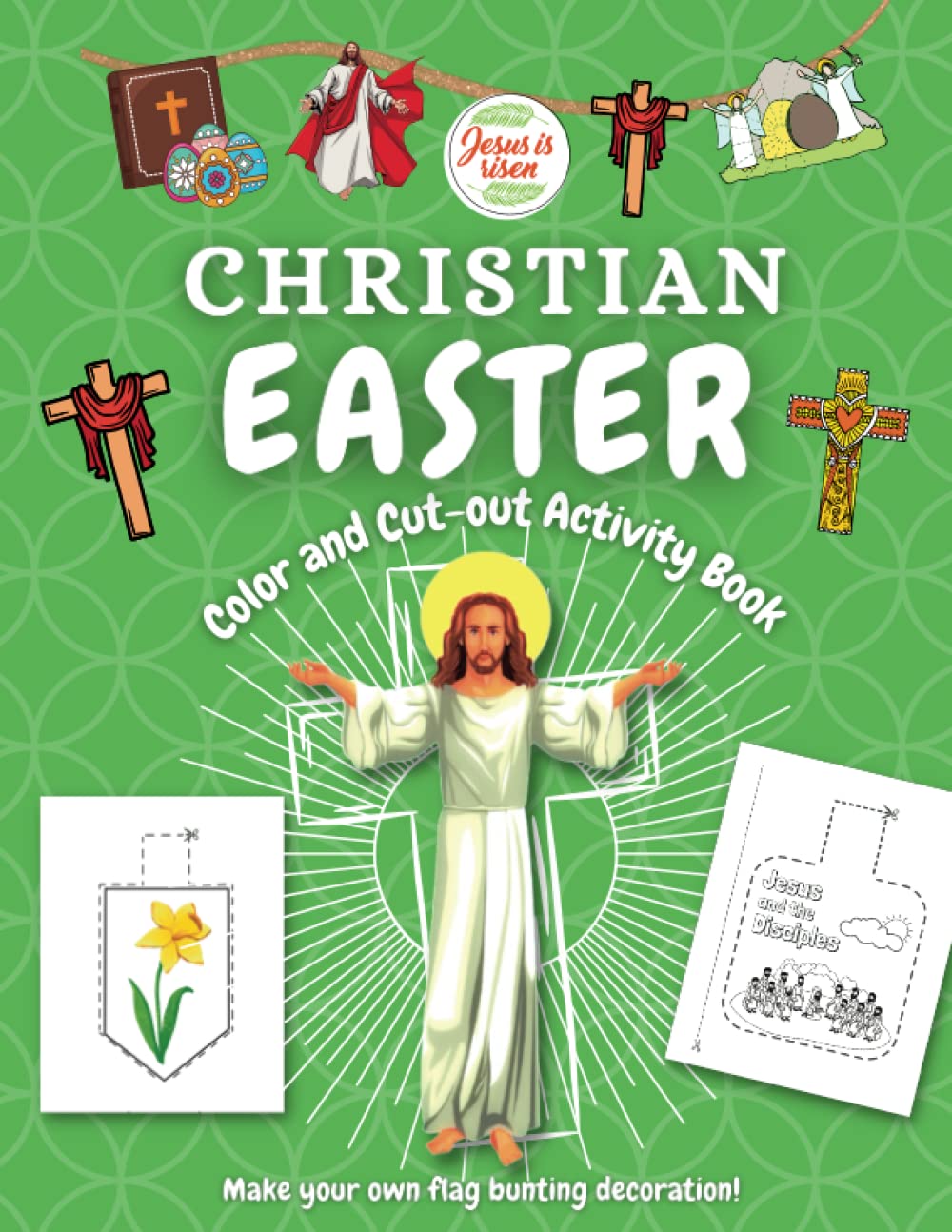 Christian Easter Color and Cut-out Activity Book: Make your own Easter ...