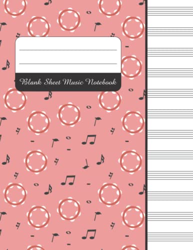 Blank Sheet Music Notebook: Blank Sheet Music Notebook - Vol 335 by ...