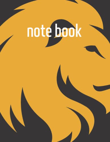 Note book: Lion note book,8.5×11inches,110pages,journal by Ahmed Reda | Goodreads