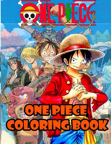 One Piece Coloring Book: One Piece: Exclusive Coloring Book for kids ...
