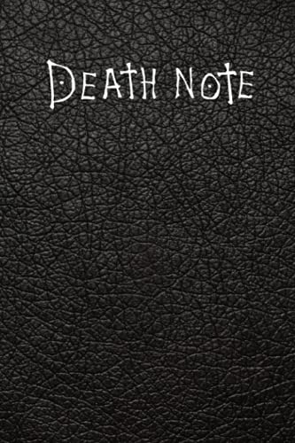 Death Note: Notebook with Rules | Death Note Journal with Rules | Write ...