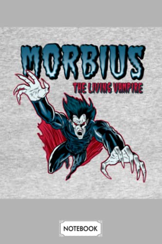 Morbius The Living Vampire Comics Notebook: Planner, Journal, Matte ...