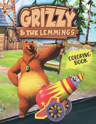 Grizzy and The Lemmings Coloring Book: Grizzy and The Lemmings Coloring ...
