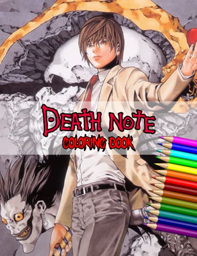Death Note Coloring Book: A Cool Coloring Book With Many Illustrations ...