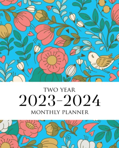 2023-2024 Monthly Planner: 24 Months Agenda Schedule Organizer And ...