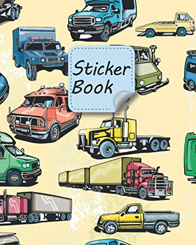 Sticker Book: Beautiful Cover Design Sticker Activity Book Kids Sticker ...