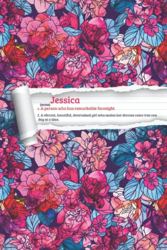 Jessica personalized notebook: Jessica journal for girls / women with ...