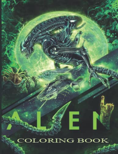 Alien Coloring Book: 50 Creative And Unique Alien Coloring Pages With ...