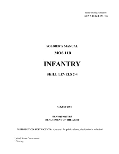Soldier Training Publication STP 7-11B24-SM-TG Soldier’s Manual MOS 11B ...