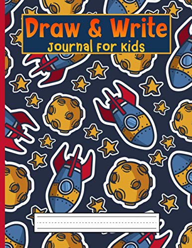 Draw and Write Journal For Kids: Primary Composition Half Page Lined ...