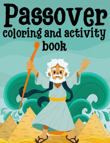 Passover Coloring and Activity Book for Kids: Jewish Holidays Gift for ...