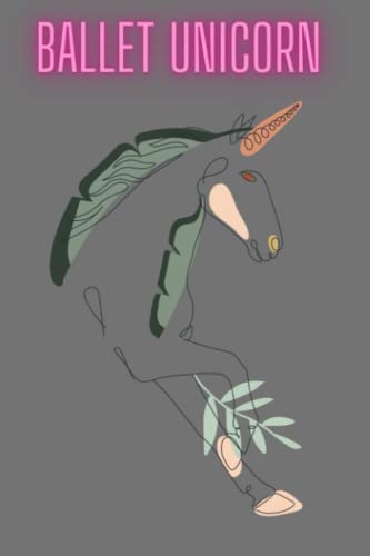 ballet unicorn: Unicorn Notebook For Girls, Personalized Unicorn Gifts ...