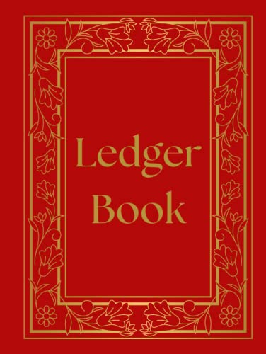 Ledger Book Hardcover Classic Style Ledger Book Record Income and ...