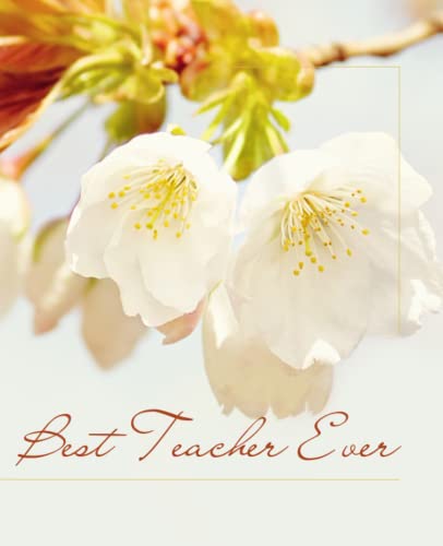 Composition notebook: Best Teacher Ever | Teacher appreciation notebook ...