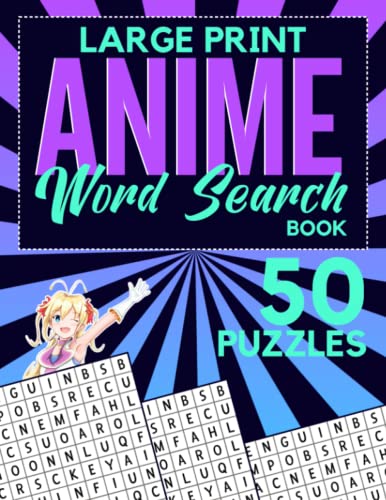 Anime Word Search: Perfect Gift for Anime Lovers and Fans, Find Your ...