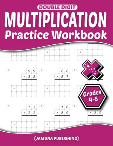 Double Digit Multiplication Practice Workbook Grades 4-5: 4th-Grade and ...