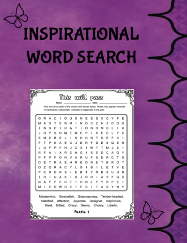 INSPIRATIONAL WORD SEARCH by KIMBER ELLA | Goodreads