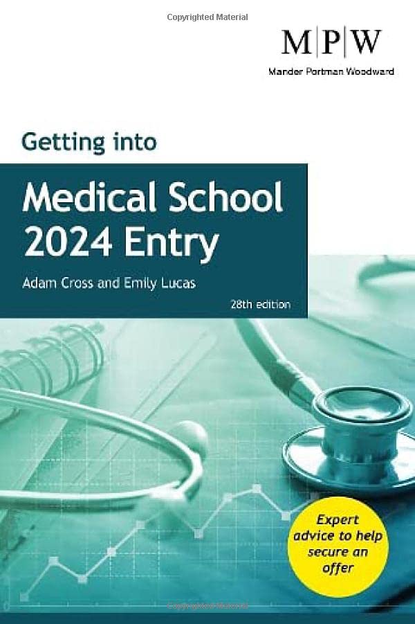 Getting Into Medical School 2024 Entry By Emily Lucas Goodreads