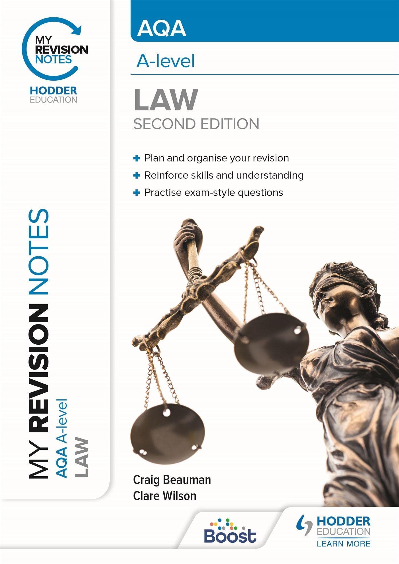 My Revision Notes: AQA A Level Law Second Edition by Craig Beauman ...