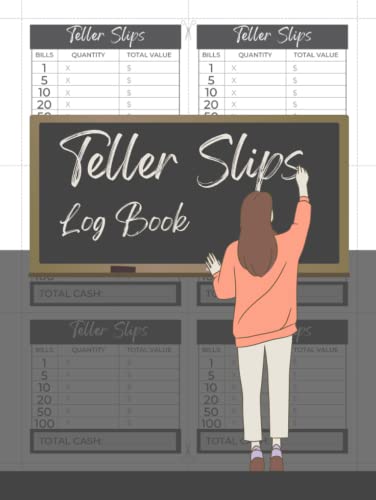 Teller Slips Logbook and Cash Envelope Tracker Sheets. Easy Cash Budget ...