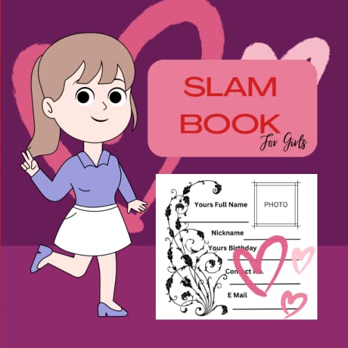 Slam Book For Girls: A Slam Book For Girls Building Friendship Share ...