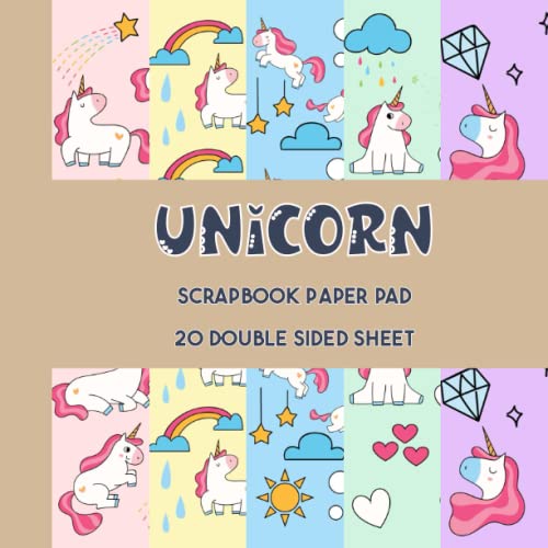 Unicorn Scrapbook Paper at Jason Davies blog