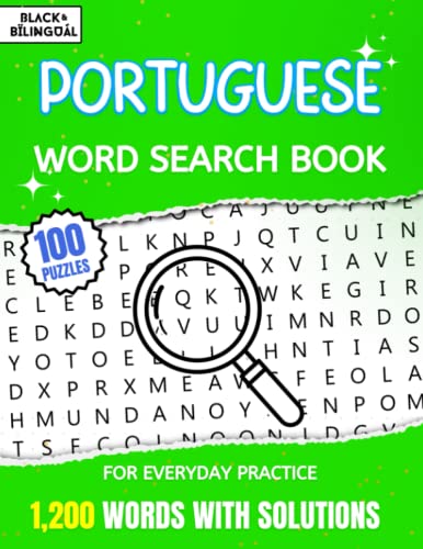 Portuguese Word Search Puzzle Book | 1200 Words for Daily Practice ...