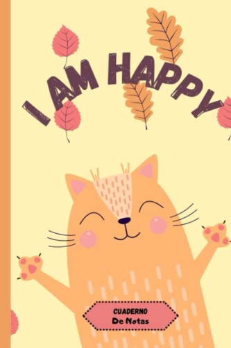 Cuaderno de Notas, I am Happy.: Cuaderno con Hojas a Cuadros A5 by ...