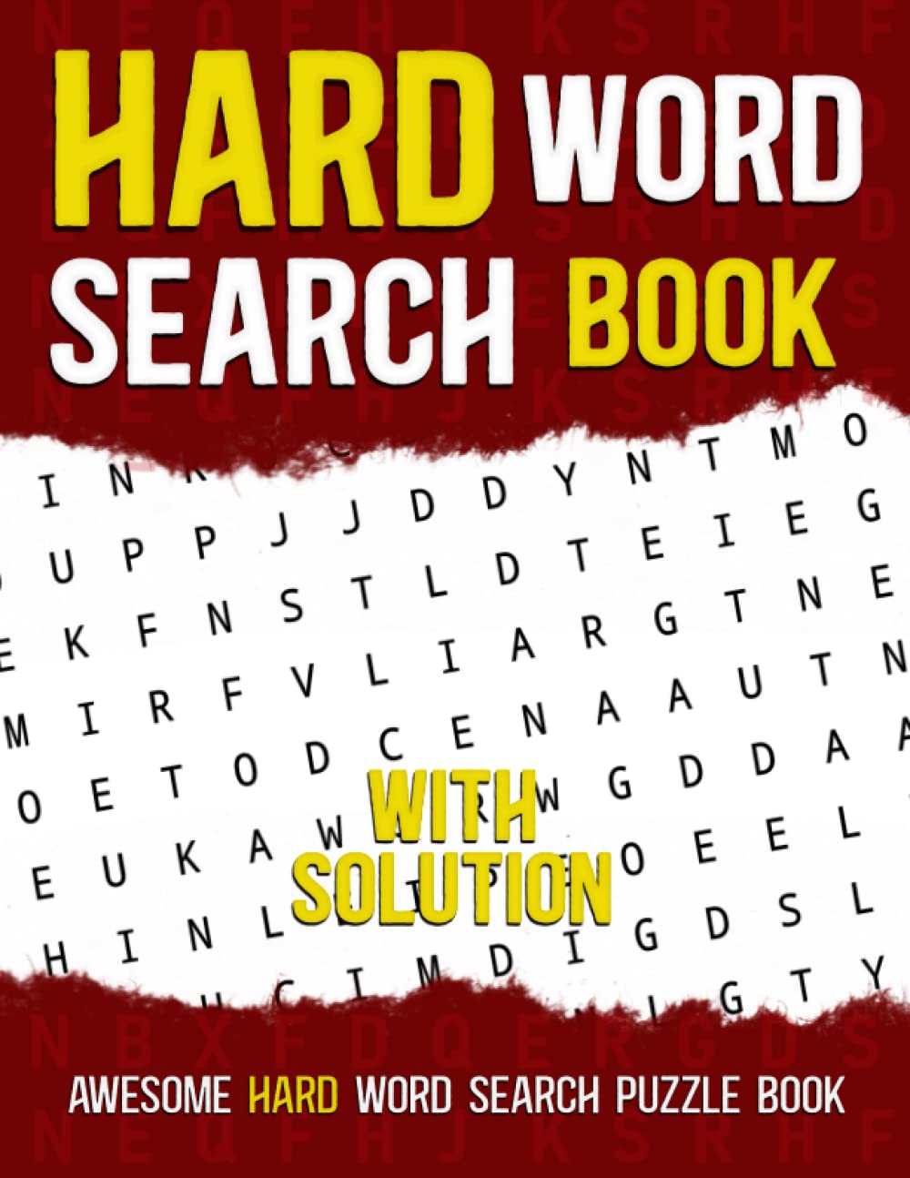 Hard Word Search Books For Adults: Hard Word Find Puzzle Book for ...