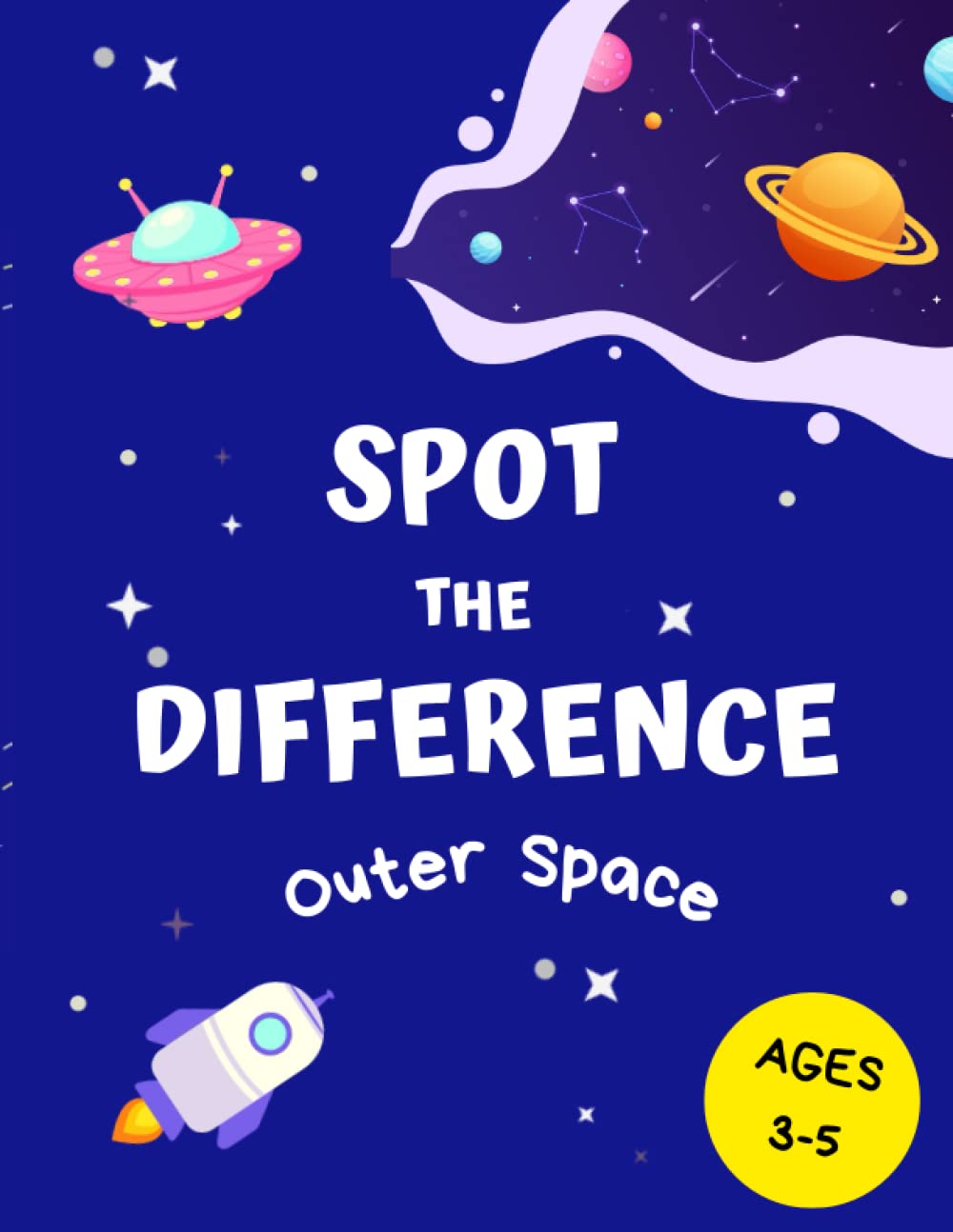 Spot the Difference - Outer Space: Find the Differences Book for Kids ...